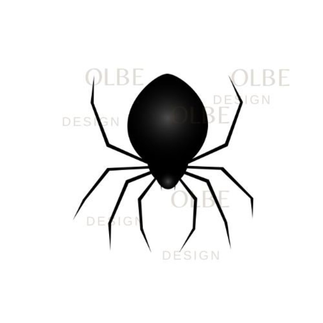 Spider Symbol. Vector Illustration. Instant Digital Download Svg, Png ...