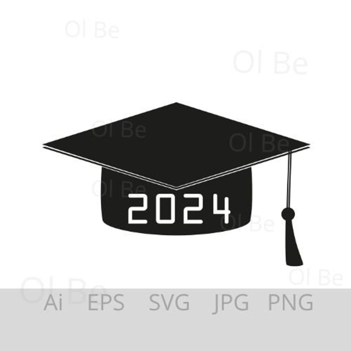 Graduation Cap 2024 Svg, Class of 2024 Svg,instant Download, Icon ...