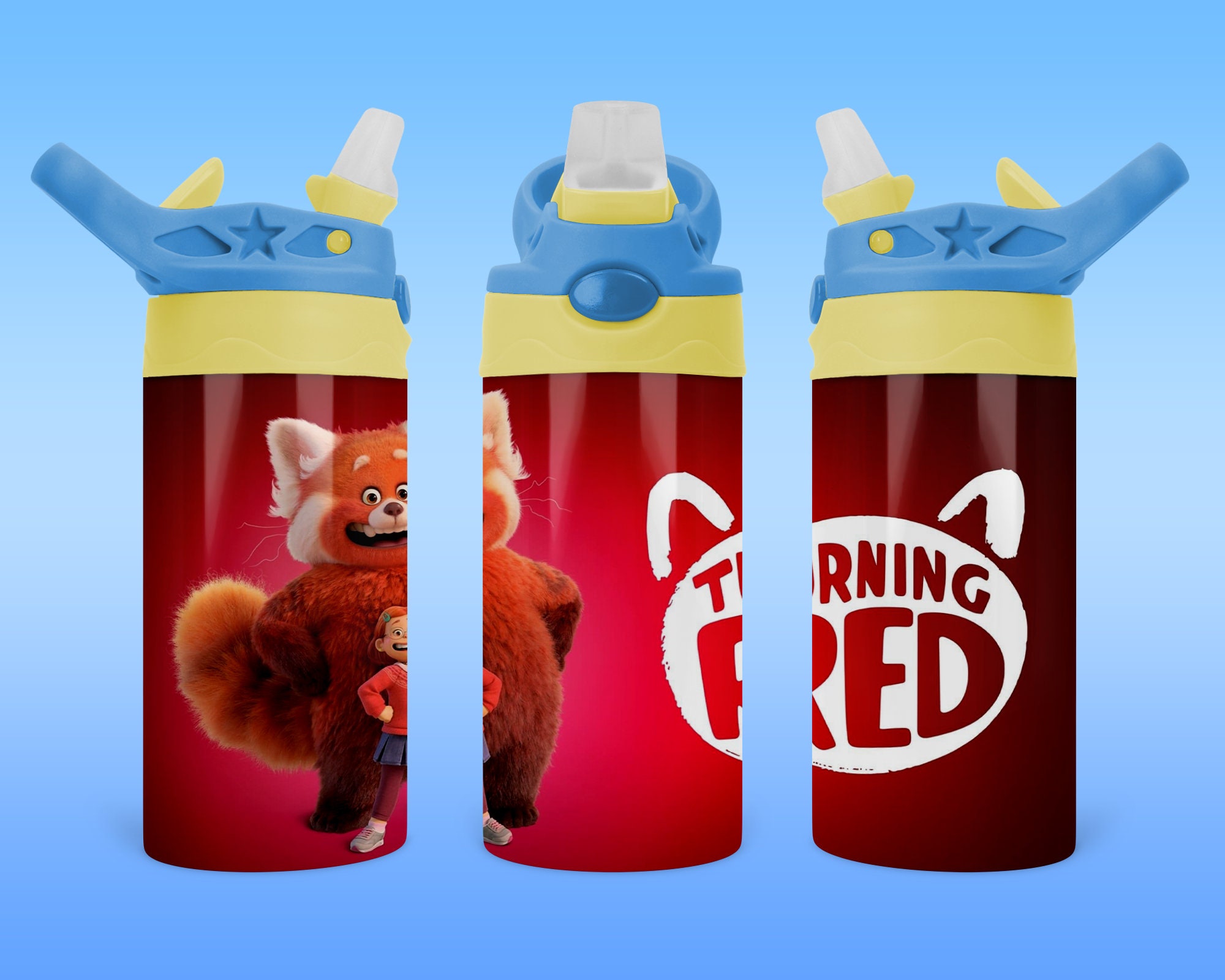 Red Panda PNG 12oz Sippycup PNG Design - Etsy