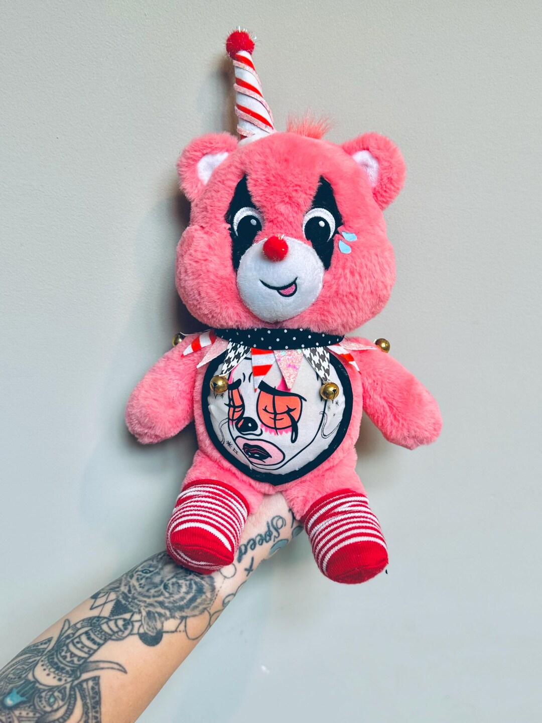 Custom 14 Inch Clown Bear - Etsy