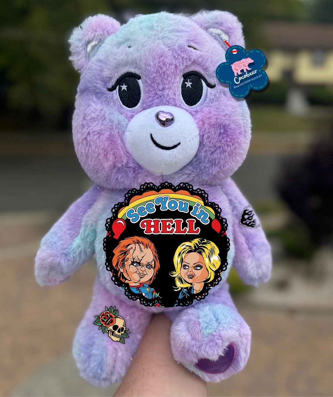 Custom Halloween Care Bear Chuckie, Jack and More - Etsy