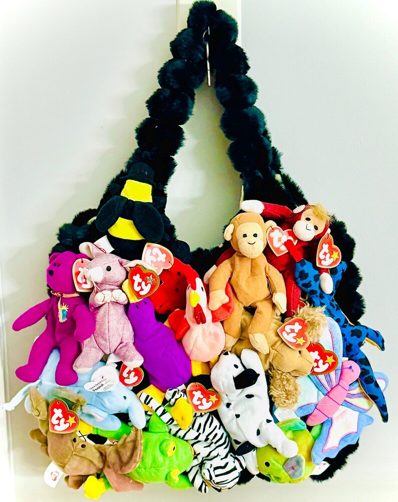 Teenie Beanie Furry Shoulder Bag Custom Choose Bag Color and Teenie ...