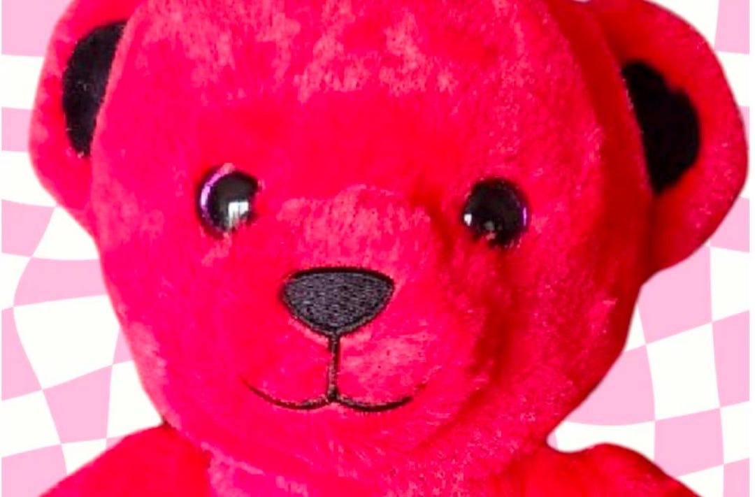 Red Devil Bear Plus Eye Change While Supplies Last in Store - Etsy