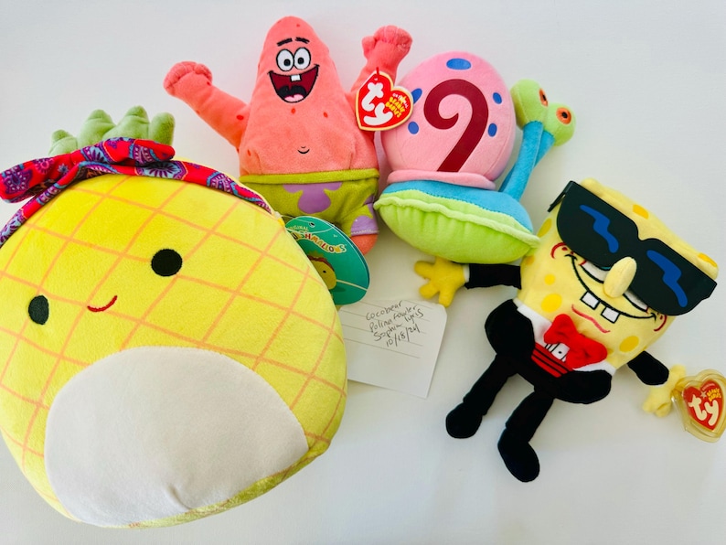 Spongebob Plushie Set - Etsy
