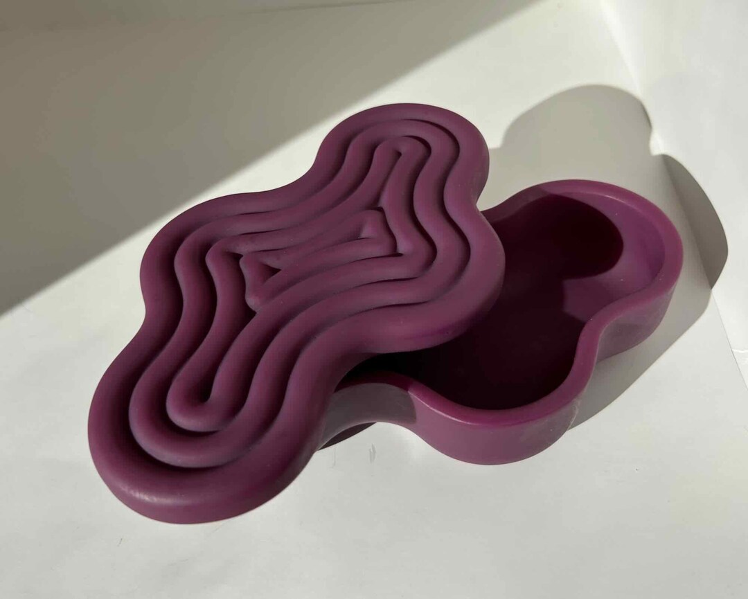 Squiggle Trinket Box Multiple Colors - Etsy