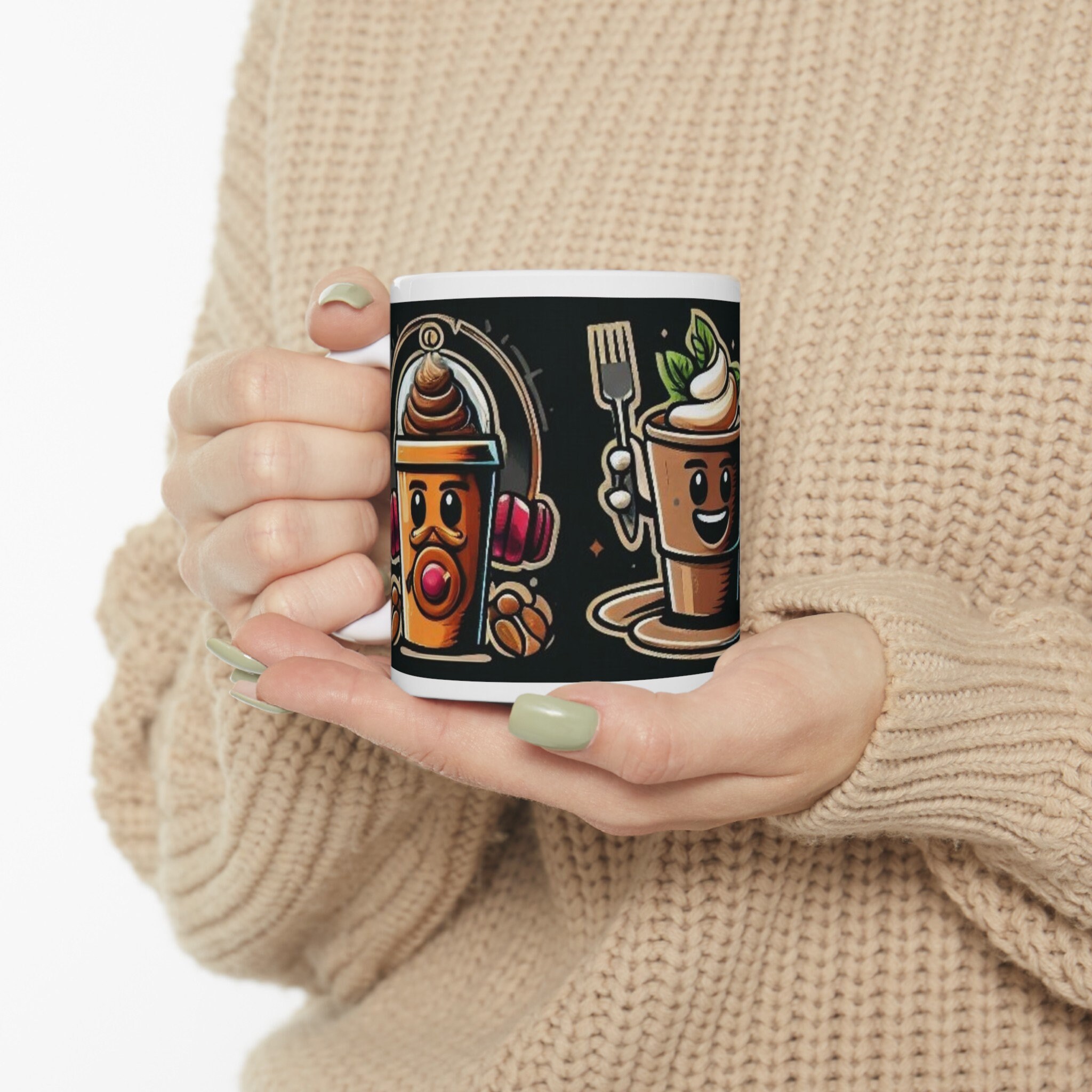 Funny Sarcastic Cartoon 11 Oz Ceramic Coffee Mug Gift for Anyone Mom ...