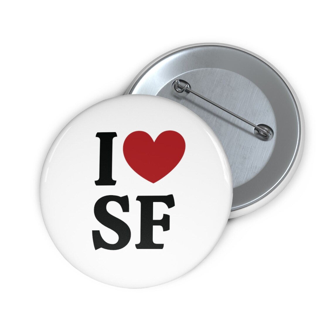 I Heart SF Buttons - Etsy