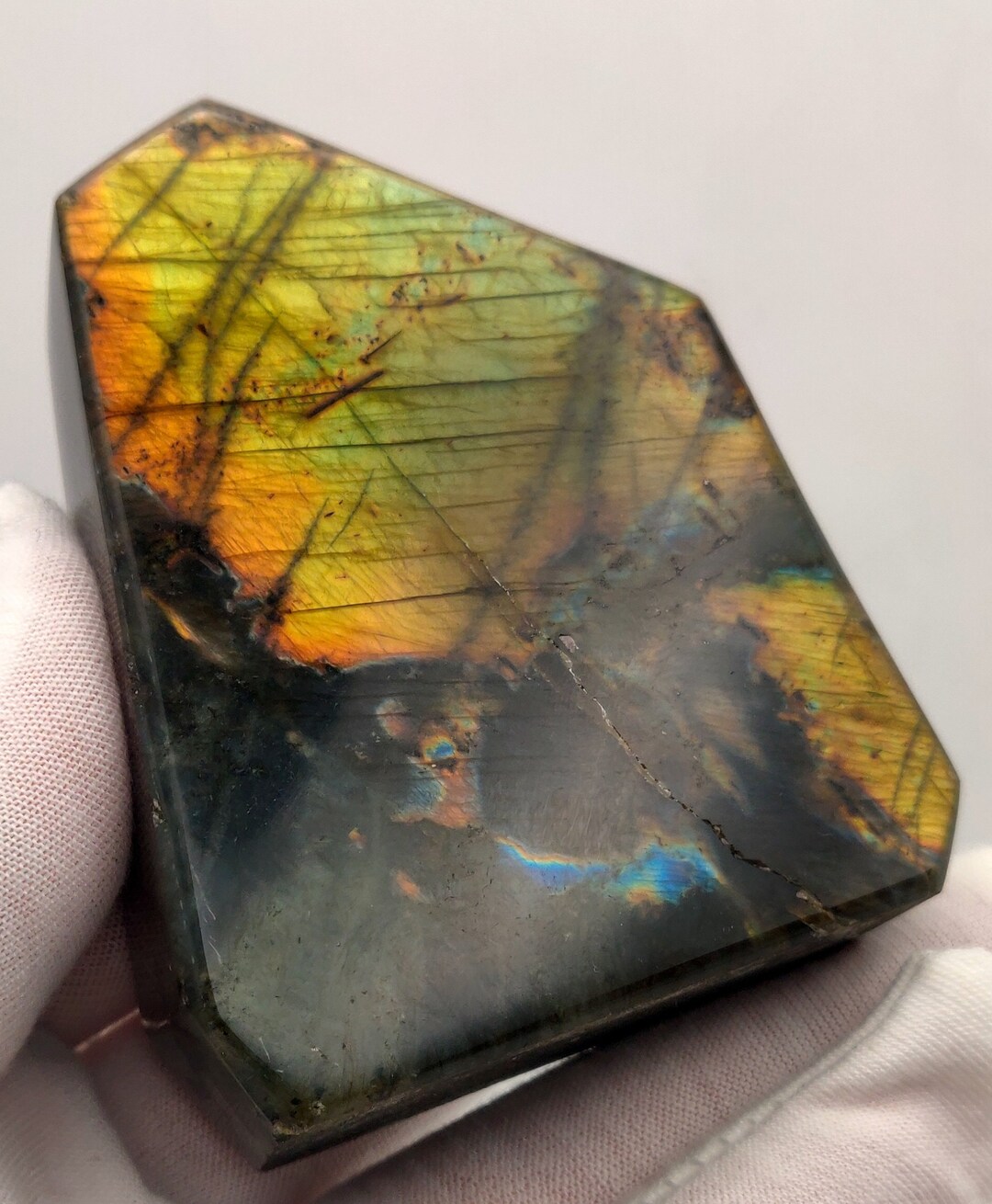 Polished Freeform Spectrolite - Finland - Etsy