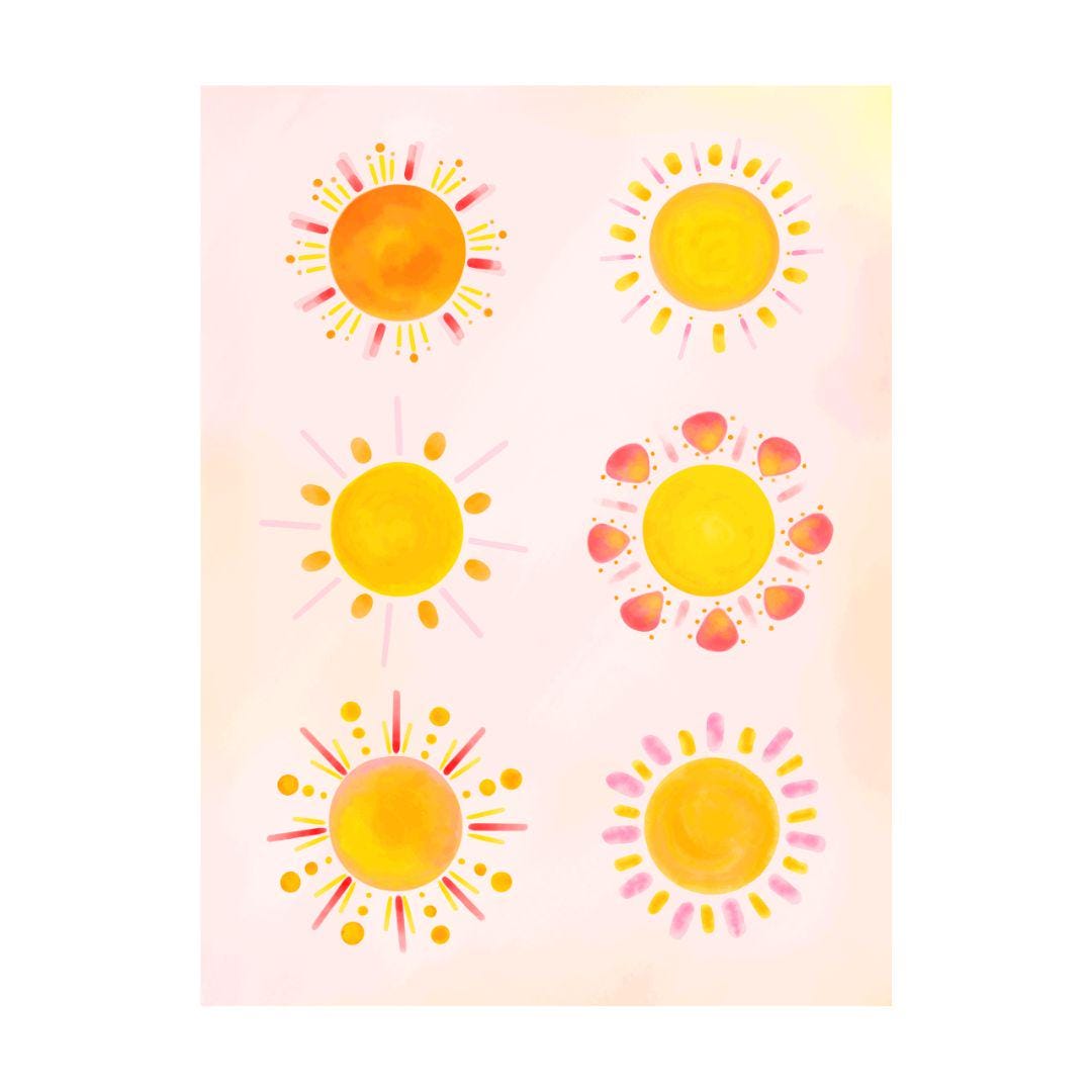 Pink Sunshine Print - Etsy