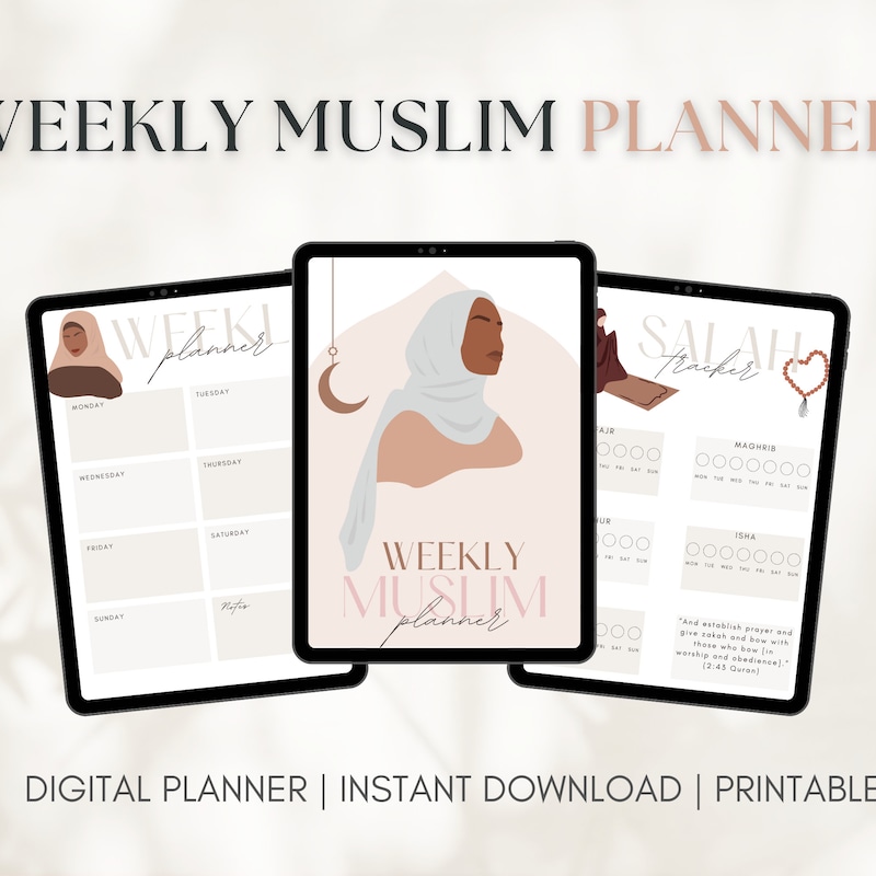 Muslim Daily Planner - Etsy