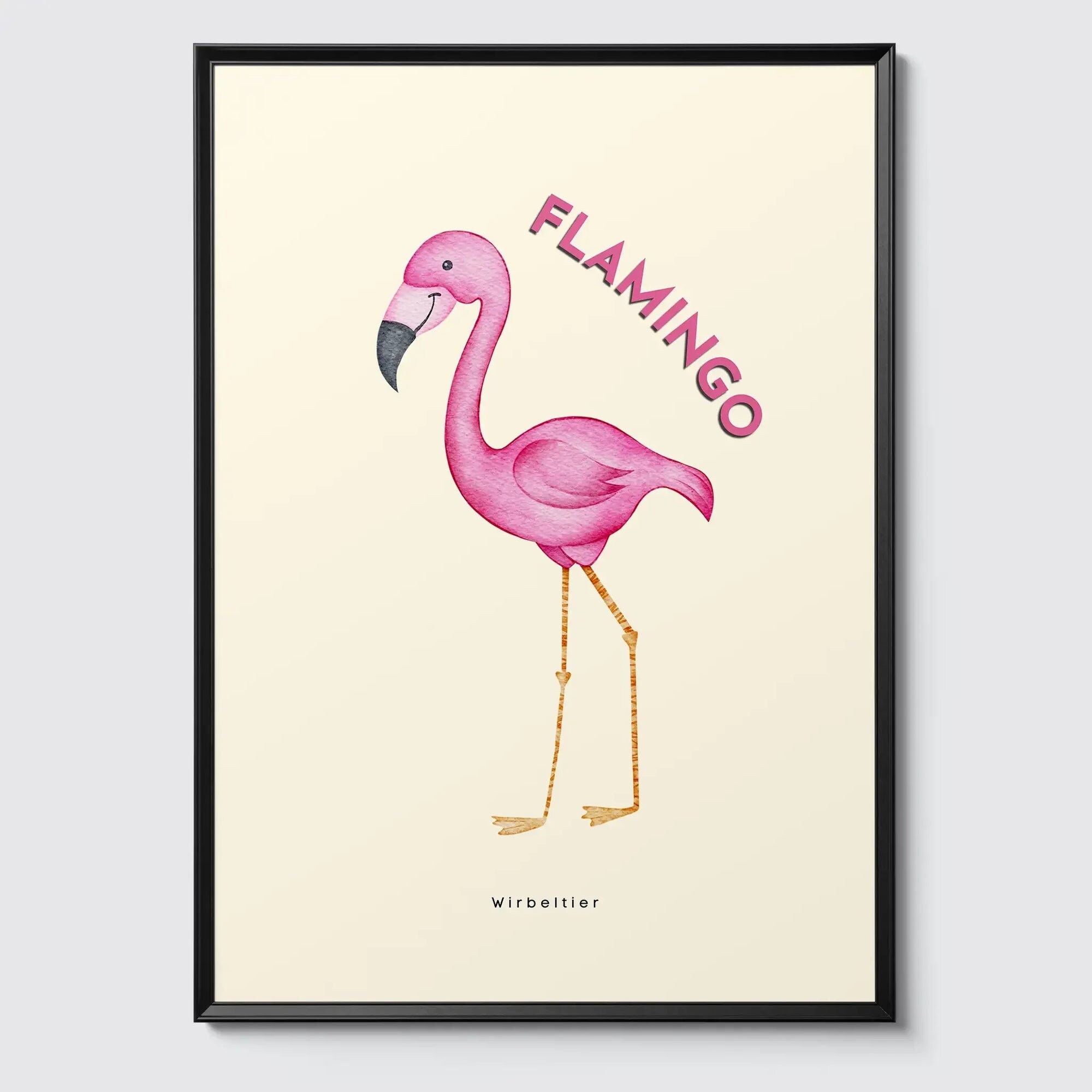 Flamingo Posters Children's Posters Playful Posters for Children's ...