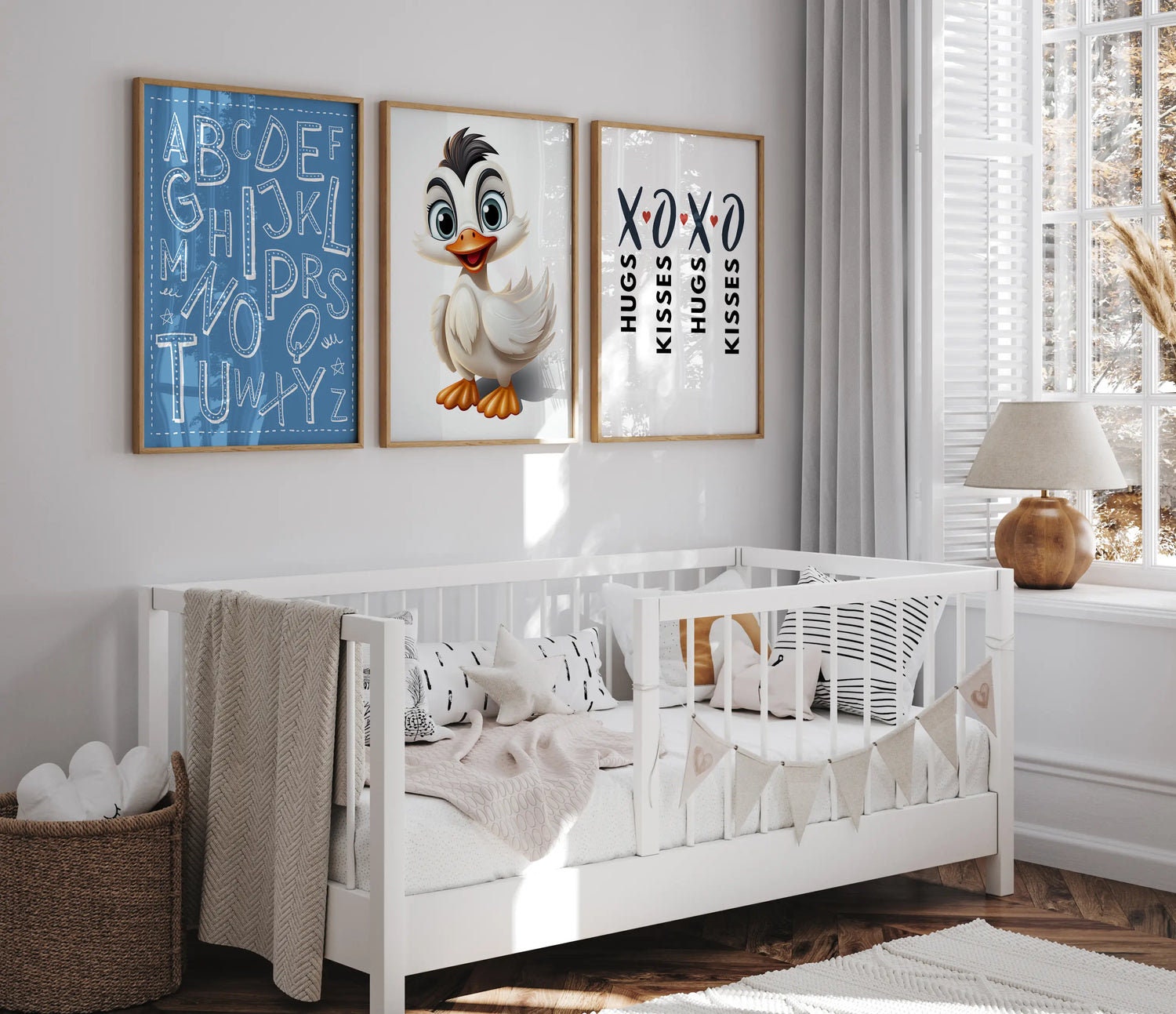 Duck No 1 Comic Style Poster Children's Room Youth Room Changing Room ...