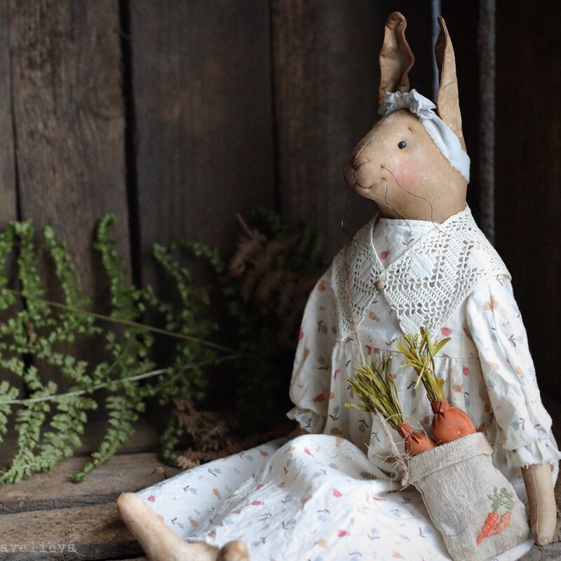 Textile Doll - Etsy