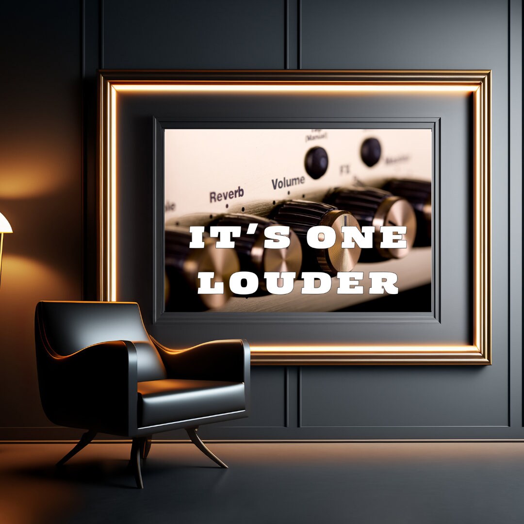 Spinal Tap One Louder Poster Digital Download - Etsy