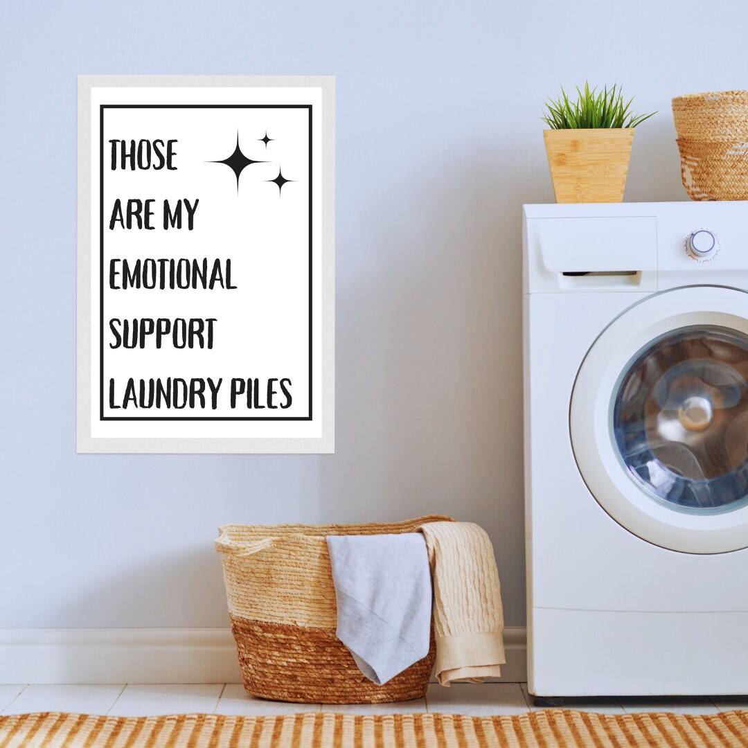Laundry Piles Poster Digital Download - Etsy