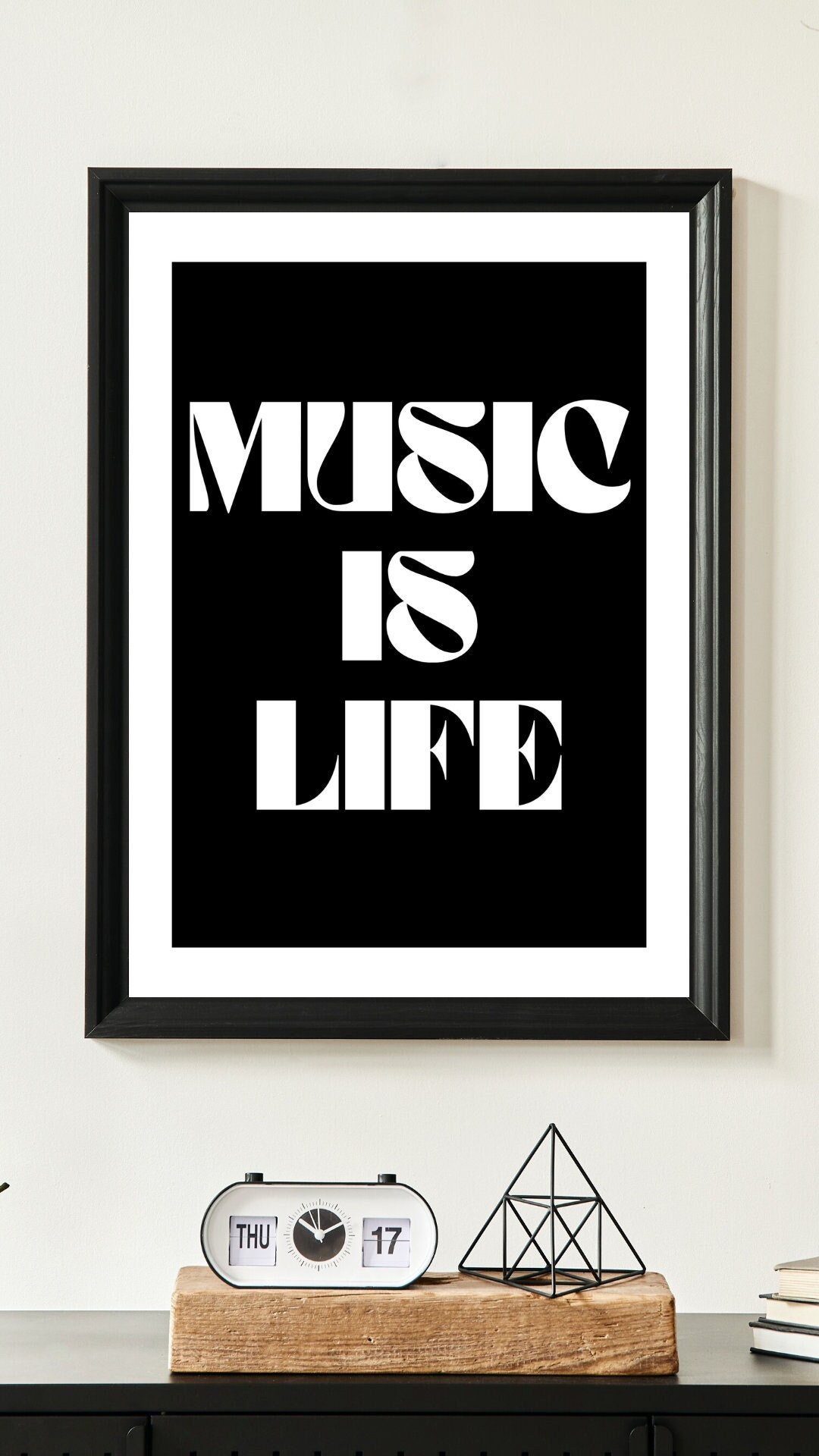 Music is Life Poster Digital Download - Etsy
