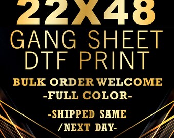 Custom Gang Sheet, Full Color DTF, Shirt Heat Transfer, Ready to Apply ...