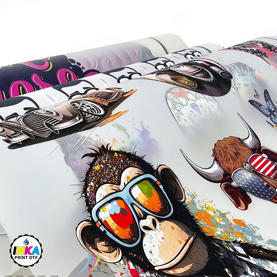 Custom Gang Sheet, Full Color DTF, Shirt Heat Transfer, Ready to Apply ...