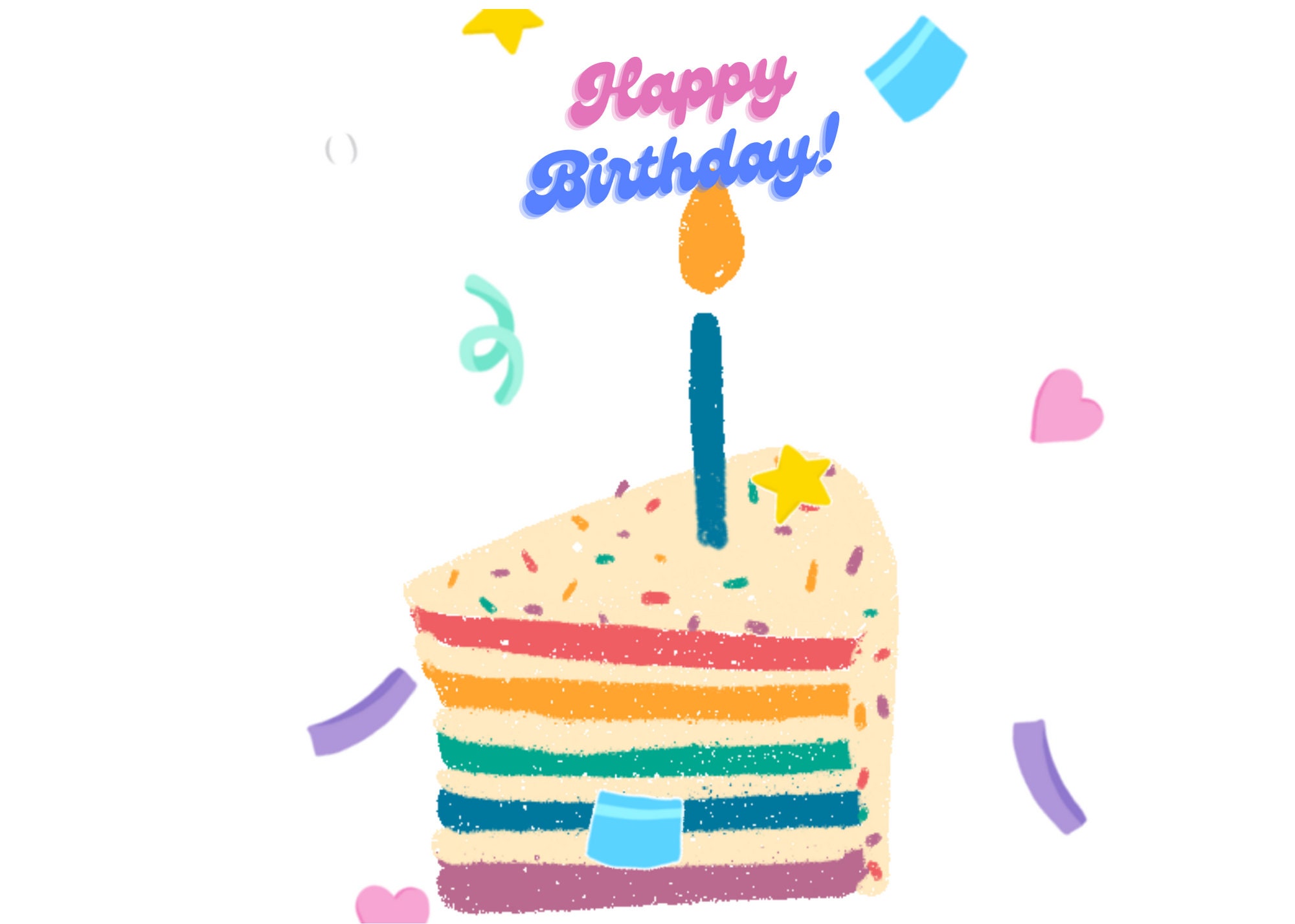 Happy Birthday Animated Birthday Card - Etsy