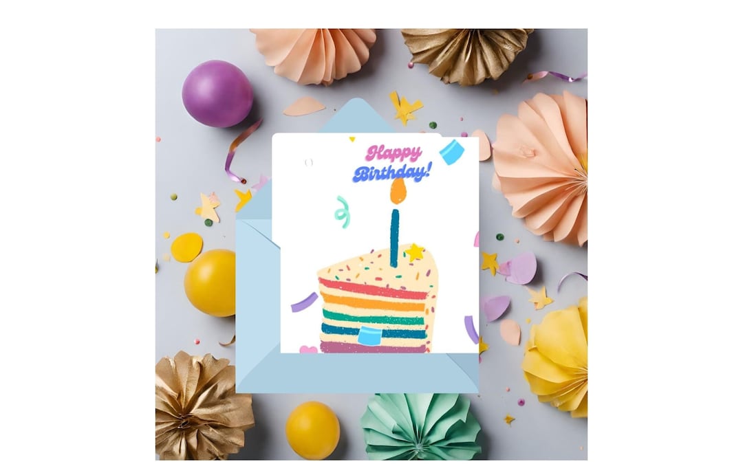 Happy Birthday Animated Birthday Card - Etsy