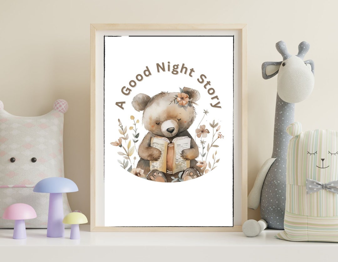 Adorable Bear Nursery Wall Art Perfect for Any Baby's Room - Etsy
