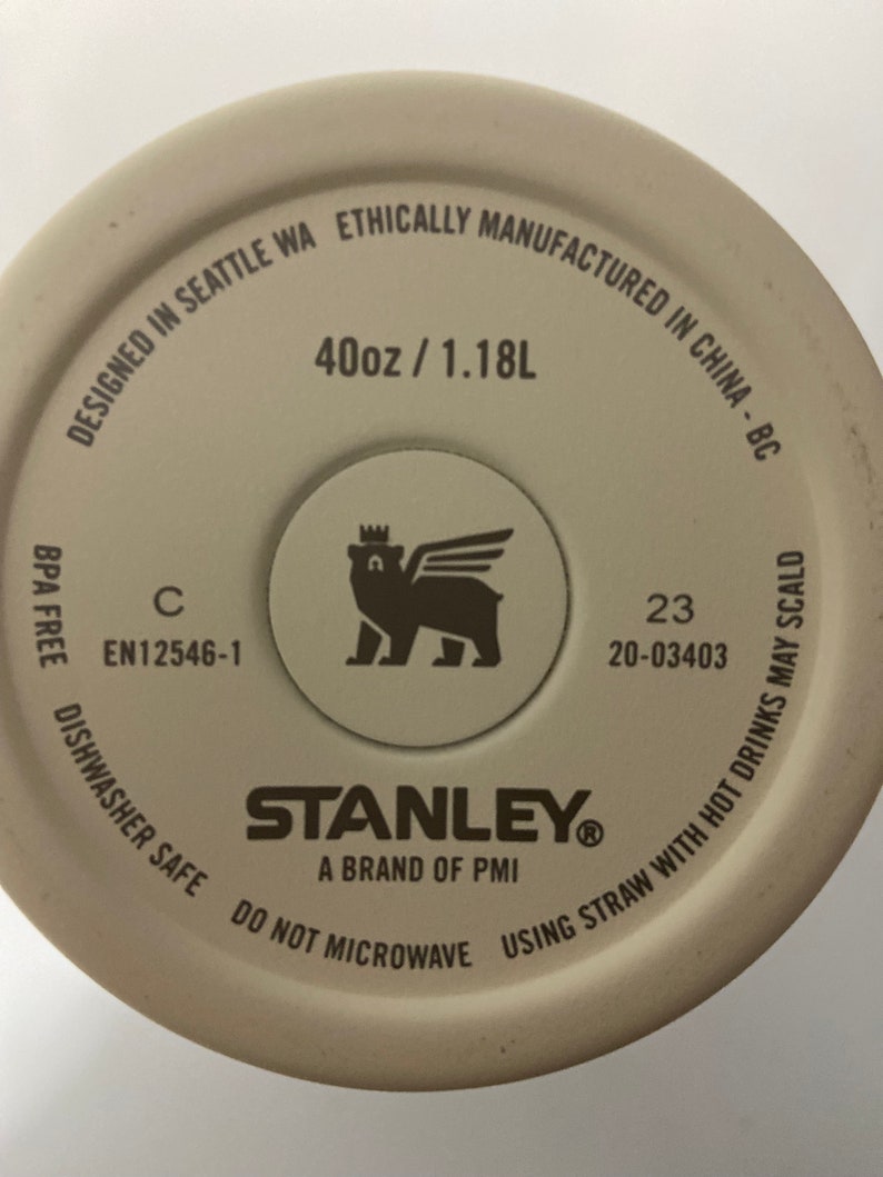 Pearly Whites - Stanley 40oz Cream - Etsy