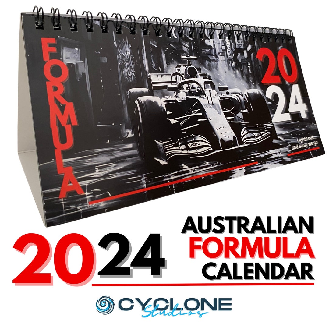 Formula 1 2024 Desk Calendar AEST - Etsy
