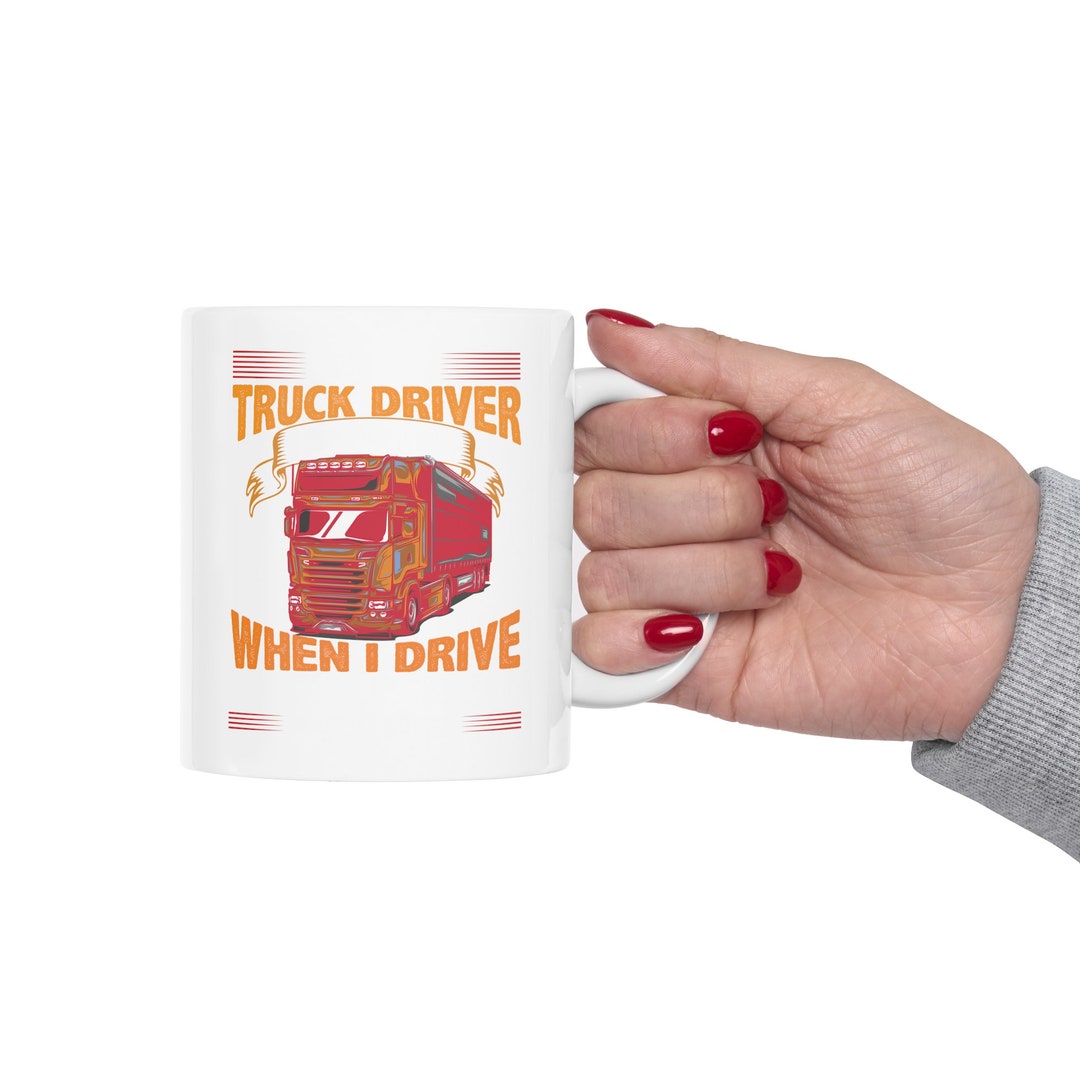 Personalized Truck Driver Ceramic Coffee Mug - 11oz - Etsy