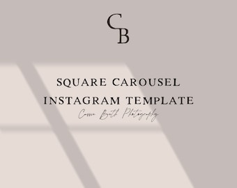 Instagram Seamless Carousel Template for Photographers, Social Media ...