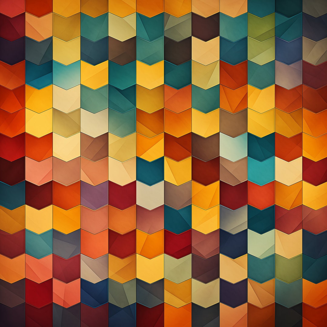 Colorful Tile Pattern - Etsy