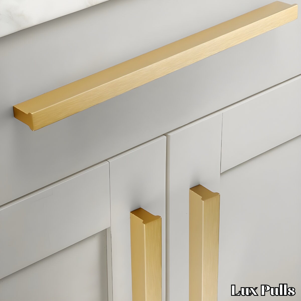 8cm/3.15 2800mm/110 T-shaped Long Cabinet Handles Pulls Bedroom Drawer ...