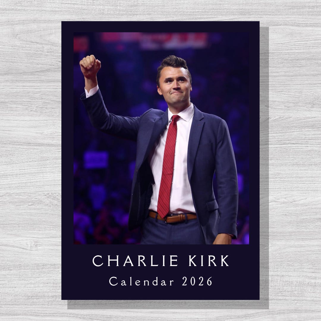 Charlie Kirk 2026 Calendar - Etsy