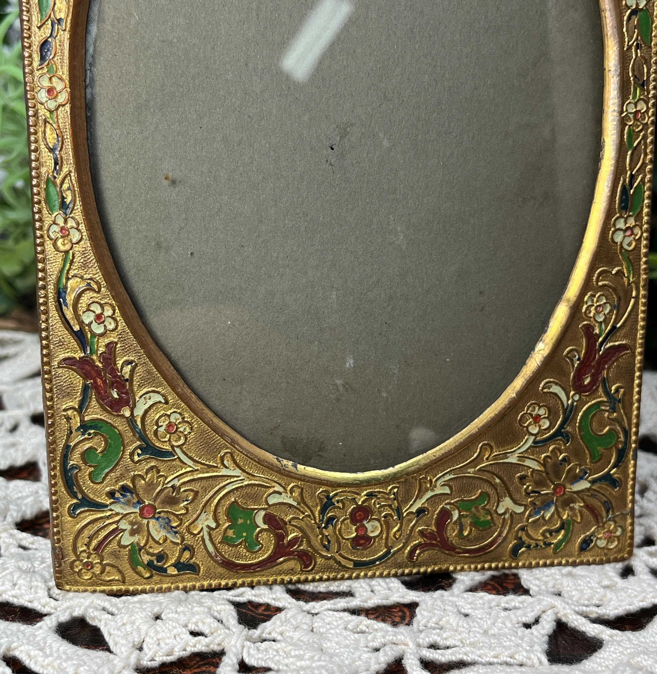 Antique 1897 24k Gold Plated Picture Frame - Gold Plated Antique ...