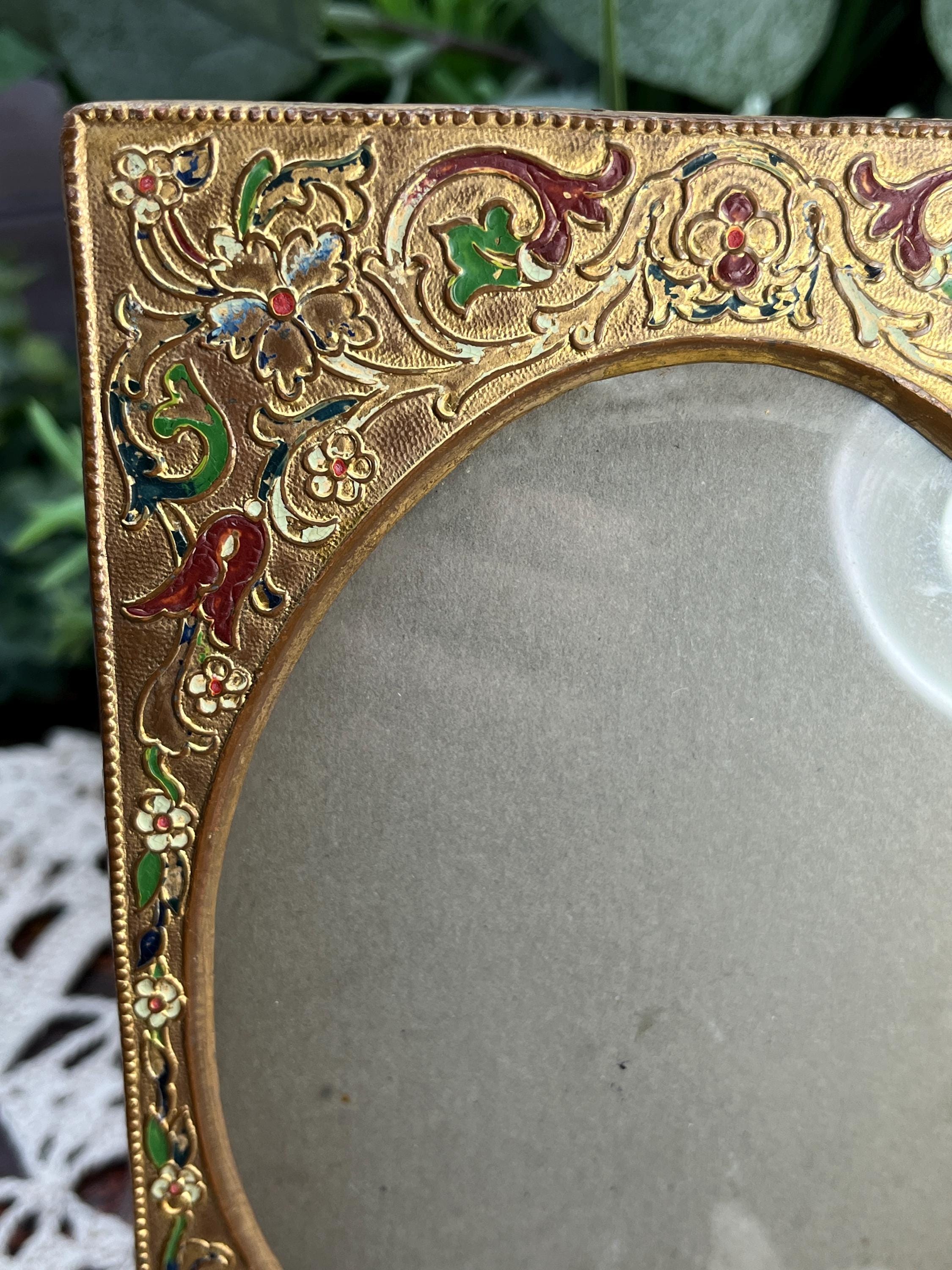 Antique 1897 24k Gold Plated Picture Frame - Gold Plated Antique ...