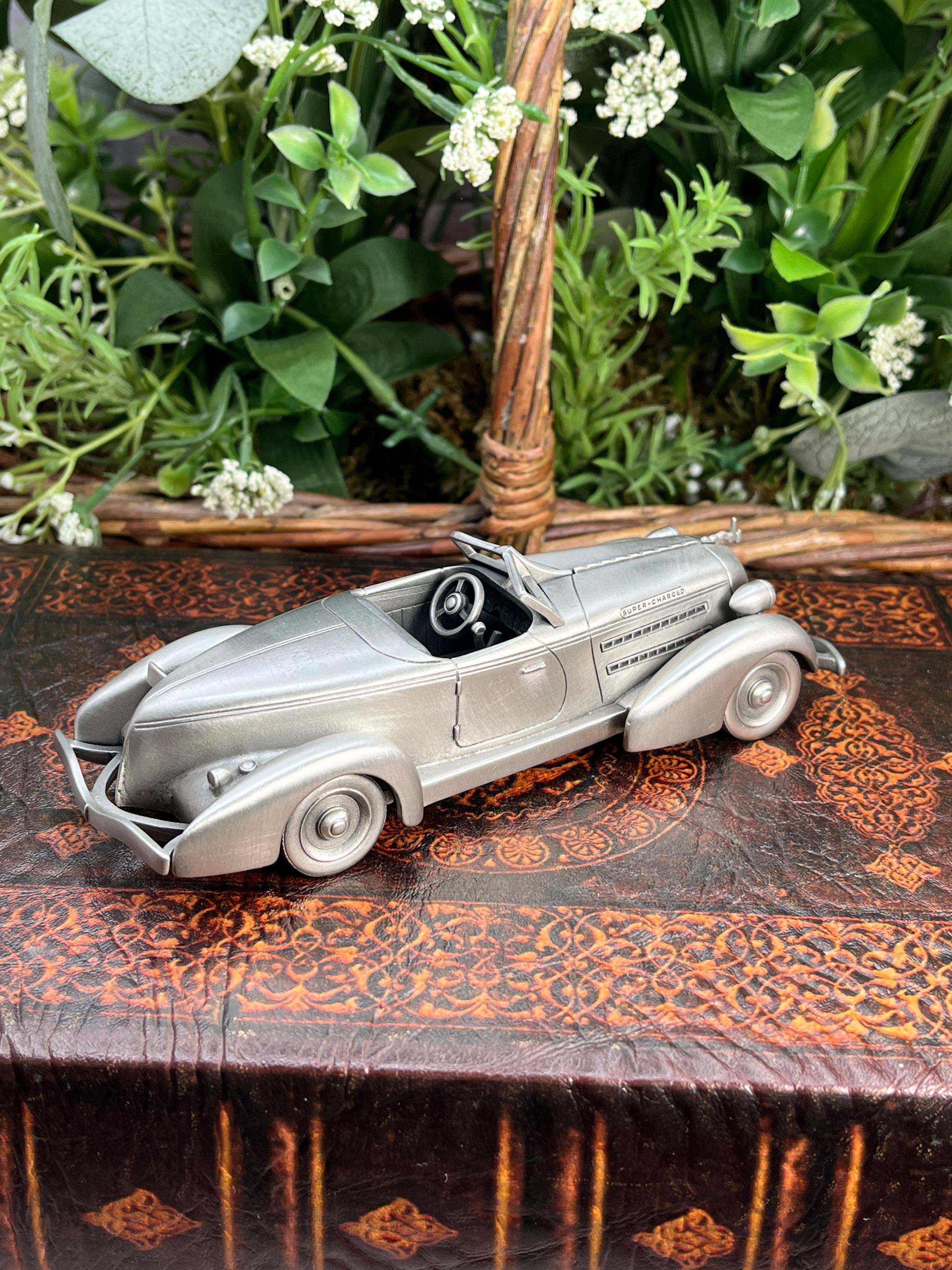 1935 Auburn 851 Speedster Vintage Danbury Mint England Pewter Car ...