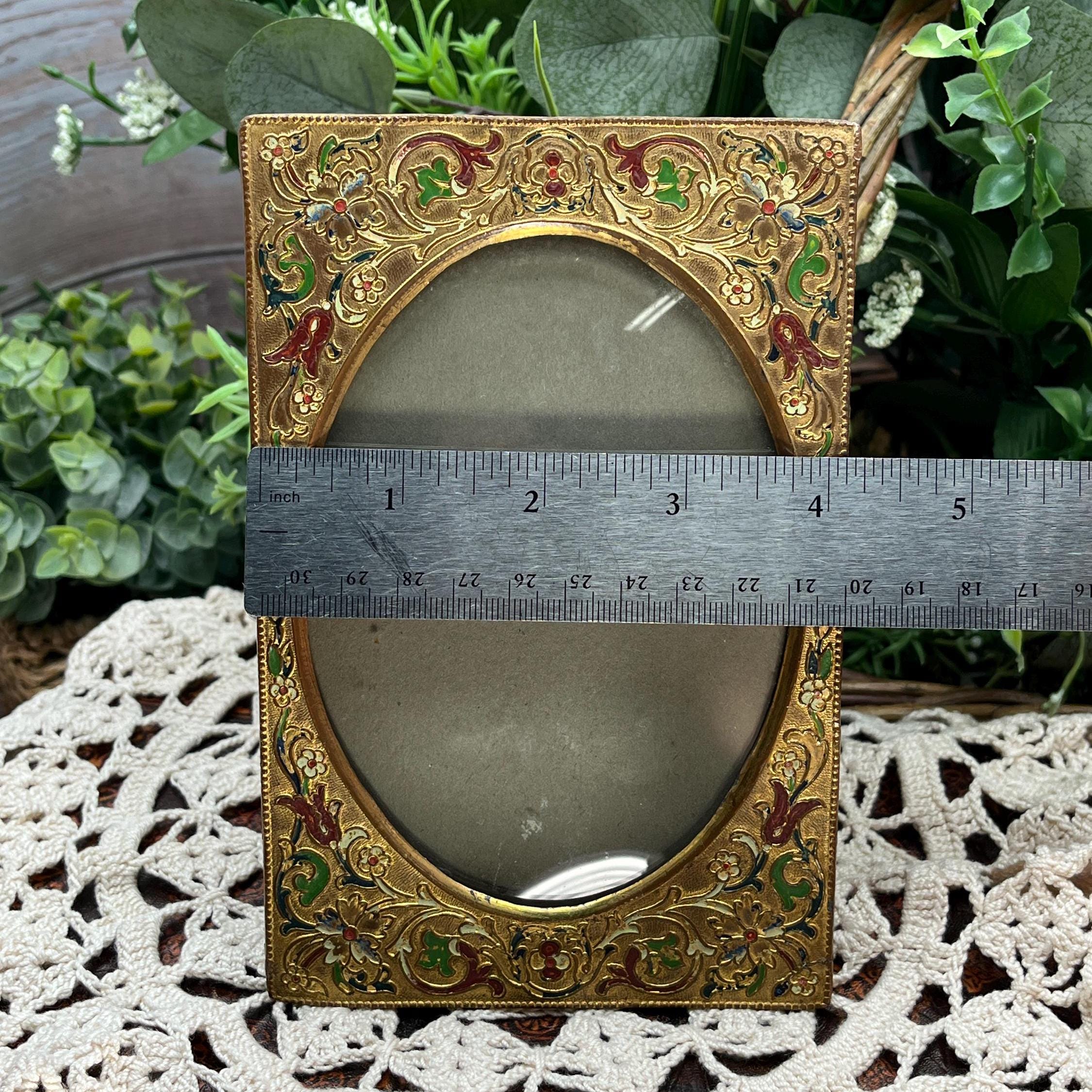 Antique 1897 24k Gold Plated Picture Frame - Gold Plated Antique ...