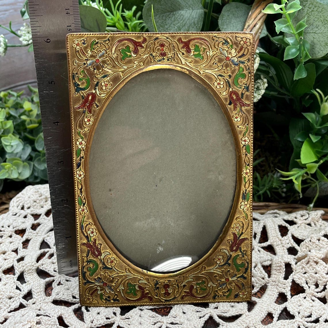 Antique 1897 24k Gold Plated Picture Frame - Gold Plated Antique ...