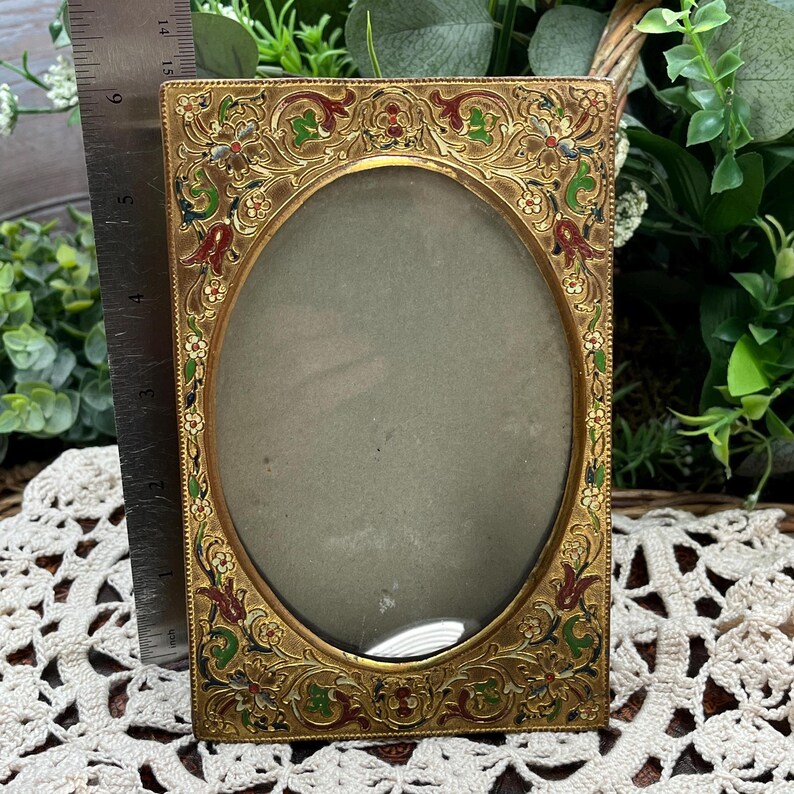 Antique 1897 24k Gold Plated Picture Frame - Gold Plated Antique ...
