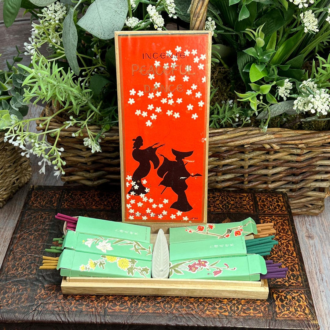 Vintage Japanese Shoyeido Incense Set - Japanese Shoyeido Incense Gift ...