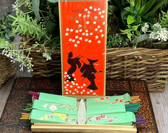 Vintage Japanese Shoyeido Incense Set Japanese Shoyeido Incense Gift Set Japanese Incense Burner ...