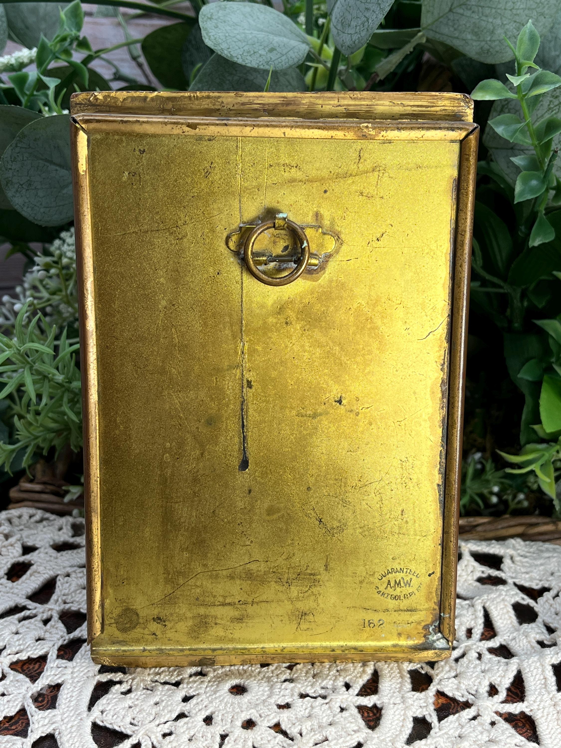 Antique 1897 24k Gold Plated Picture Frame - Gold Plated Antique ...