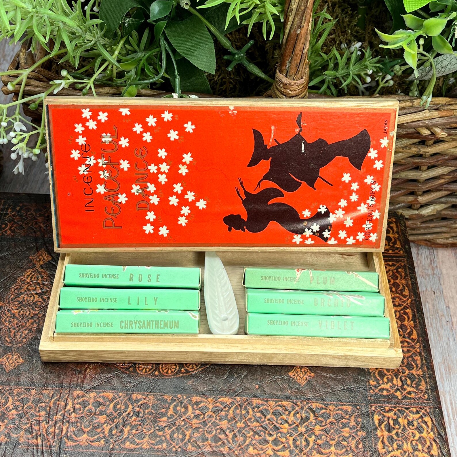 Vintage Japanese Shoyeido Incense Set - Japanese Shoyeido Incense Gift ...