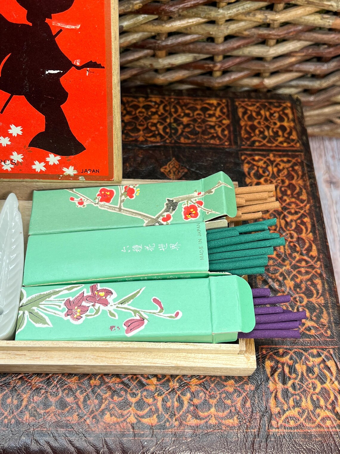 Vintage Japanese Shoyeido Incense Set - Japanese Shoyeido Incense Gift ...