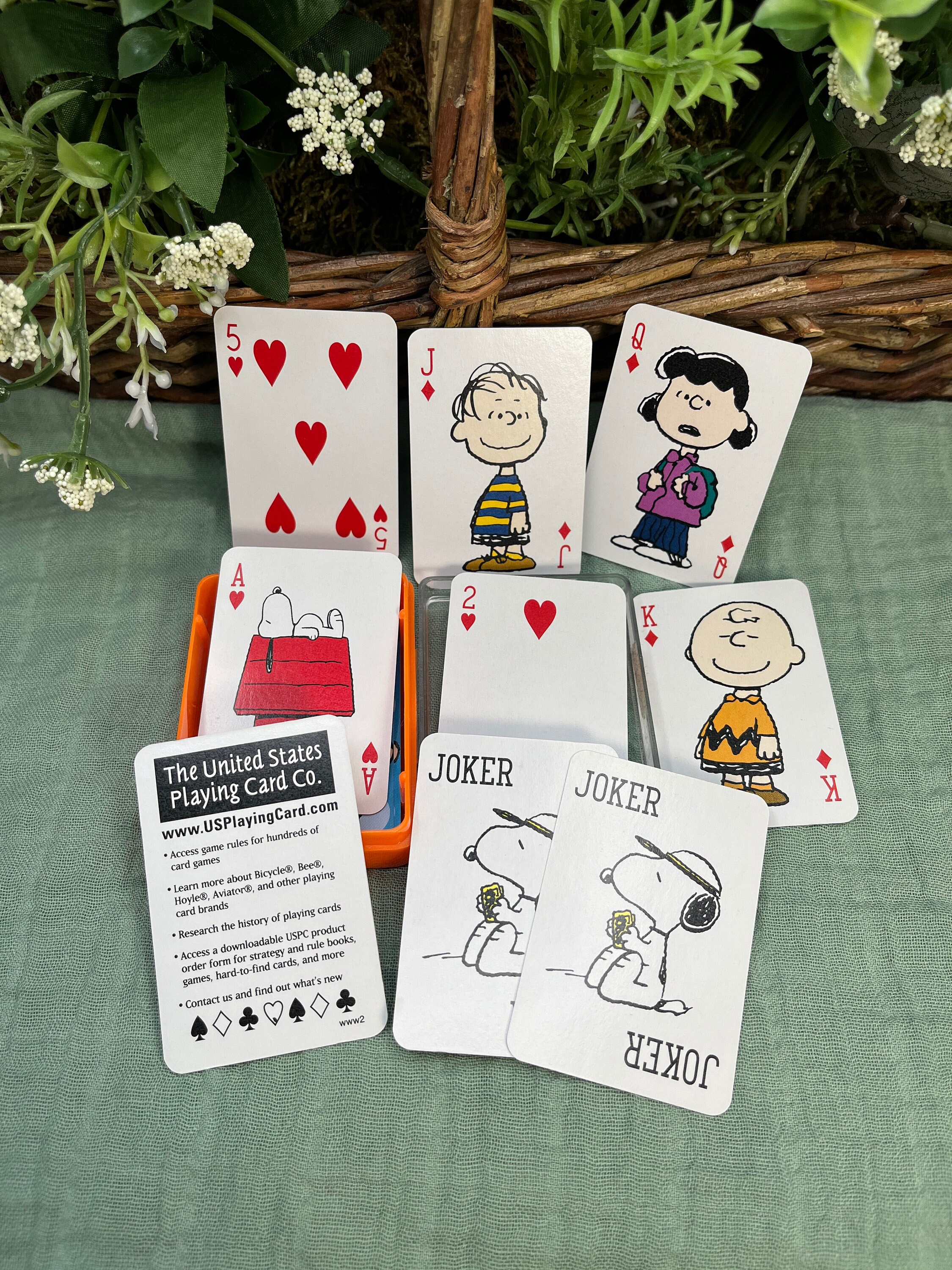 Vintage Peanuts Miniature Playing Cards Charlie Brown Snoopy Charles - Etsy