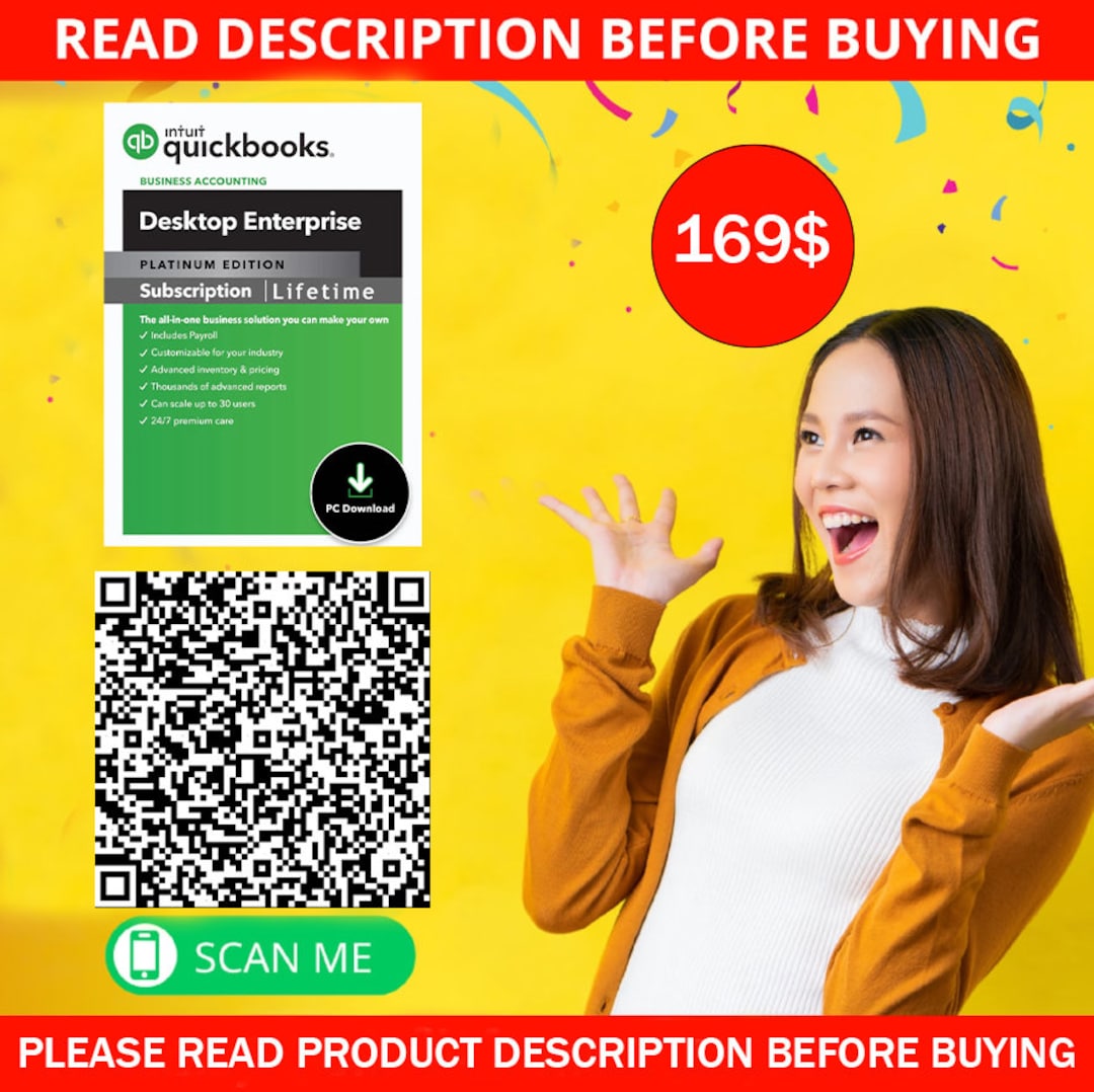 Quickbooks Desktop Enterprise 2024 Lifetime Official Key - Etsy