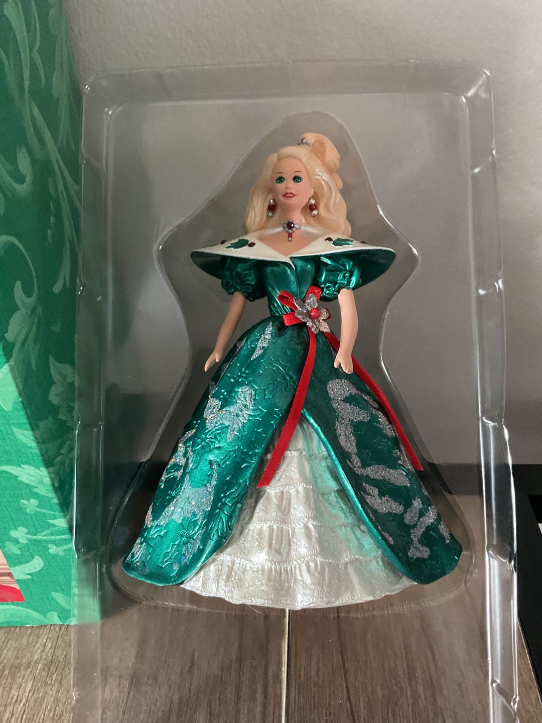 BARBIE holiday Stocking Hanger Hallmark 1996 Mattel NEW - Etsy