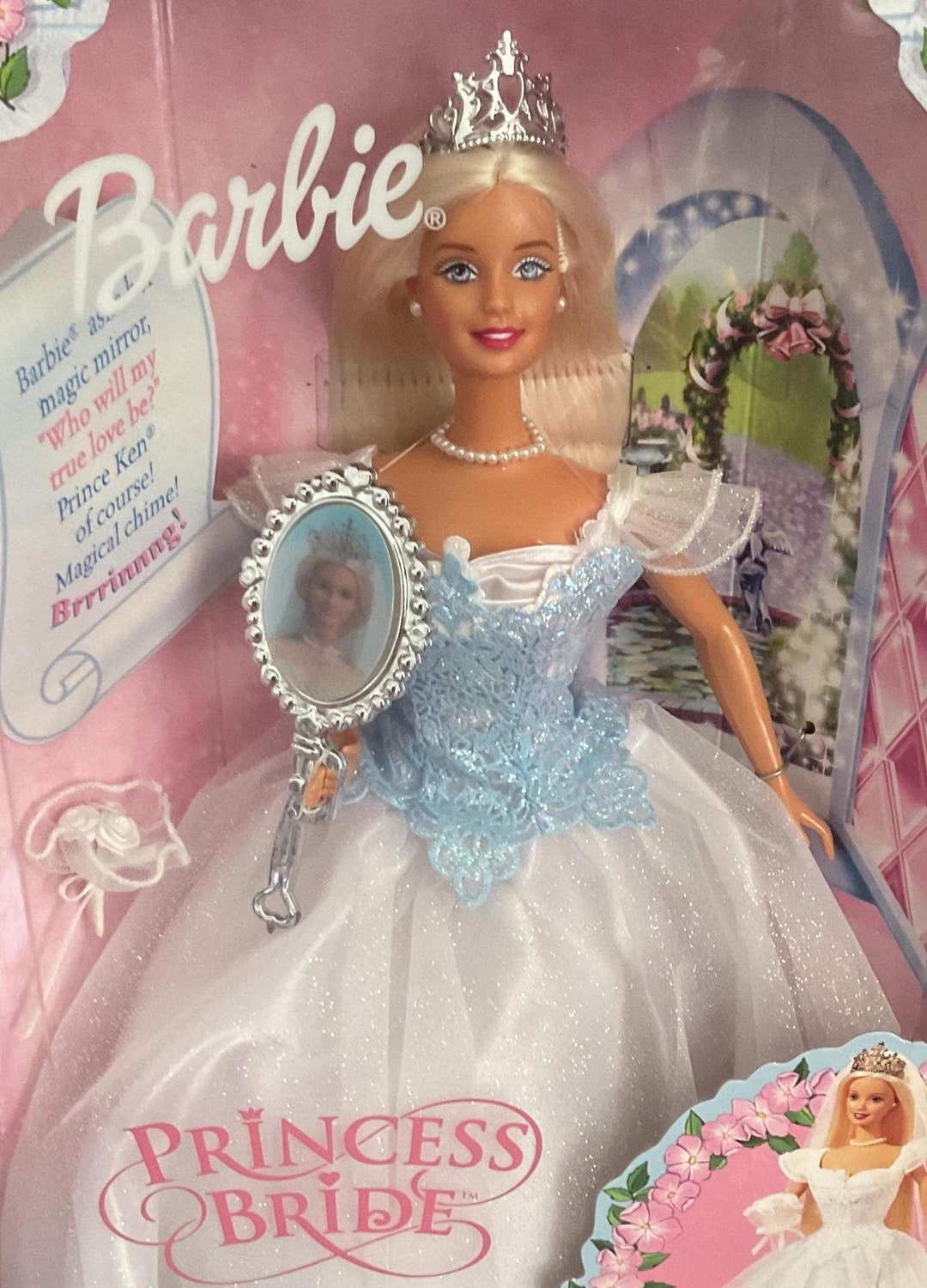 BARBIE “princess Bride” and Her Magic Mirror @2000 Mattel NEW - Etsy