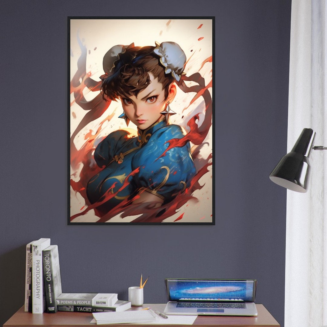 Chun-li 4K Street Fighter Wall Art Print 4K Framed Art - Etsy