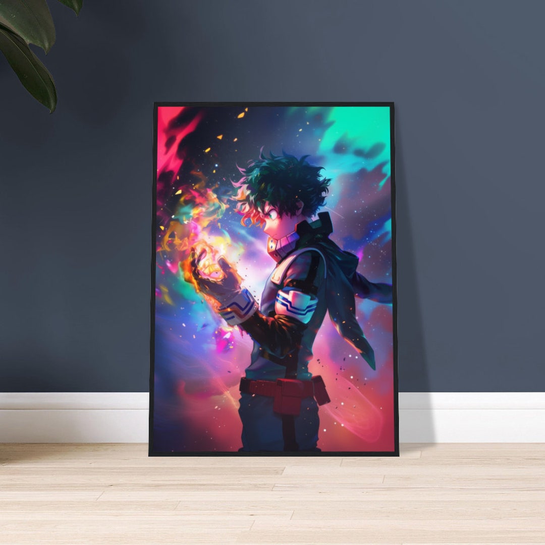 Deku's Power Dynamic 4K Wall Art 4K Framed Art - Etsy