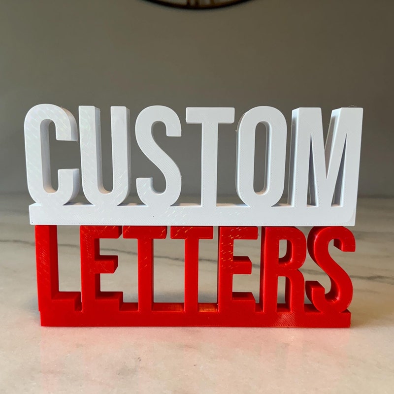 3d Black Letters - Etsy